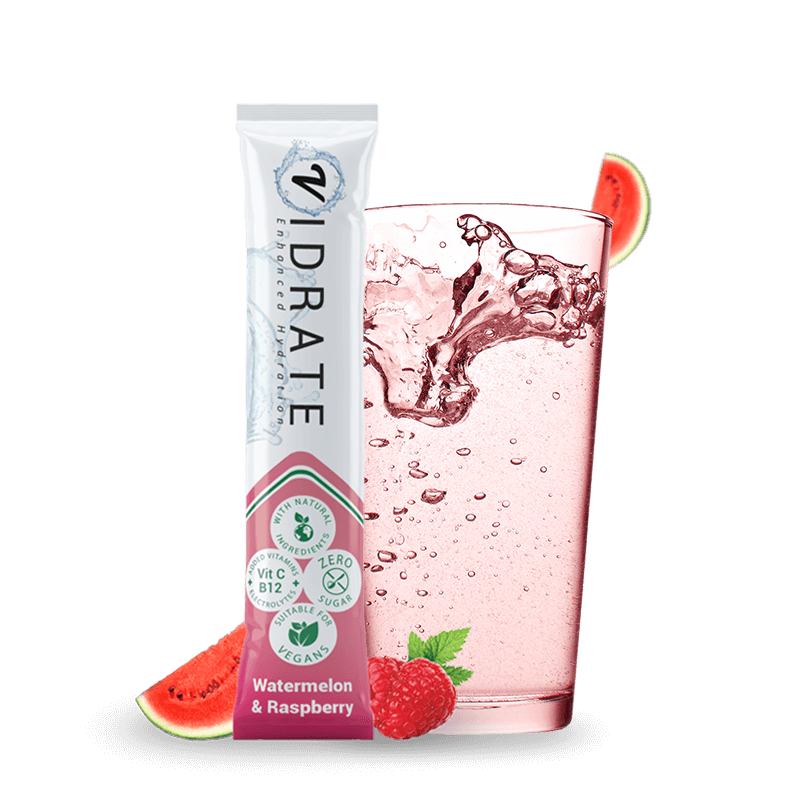 Watermelon & Raspberry Hydration with vitamins and electrolytes – ViDrate™